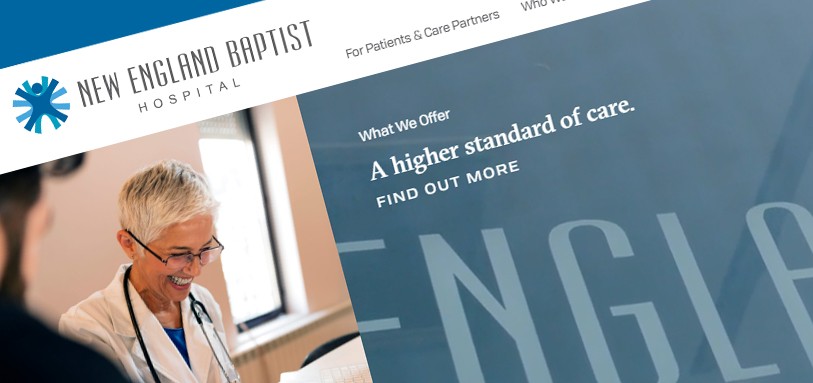 New England Baptist Hospital – Boston Freelance Web Designer